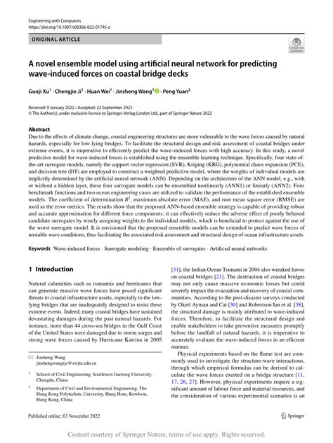 a novel ensemble model using artificial neural network for predicting