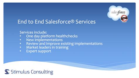 Salesforce Consultant Stimulus Consulting
