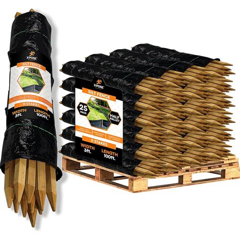 35mo Finance Xpose Safety Silt Fence 3 X 100 With 11 Stakes