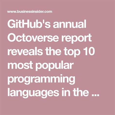 Top 10 Most Popular Programming Languages Worldwide