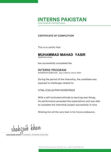 Mahad Yasir On Linkedin Frontenddevelopment Internshipjourney