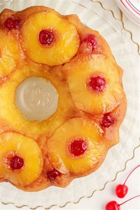 Pineapple Upside Down Bundt Cake Girl Inspired