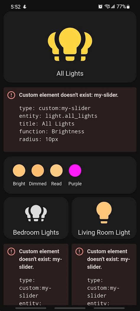 Custom Element Doesnt Exist On Mobile Only Rhomeassistant