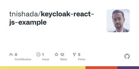 GitHub Tnishada Keycloak React Js Example