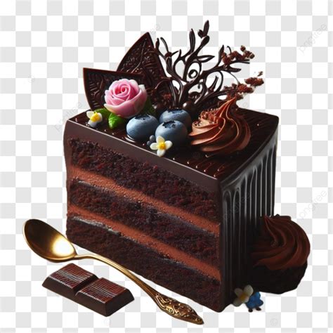 퇴폐적 인 초콜릿 케이크는 방종 한 조각을 기쁘게합니다 초콜릿 케이크 디저트 코코아 Png 일러스트 및 이미지 에 대한 무료 다운로드 Pngtree