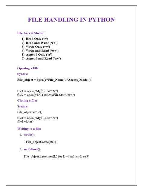 file handling in python pdf text file software