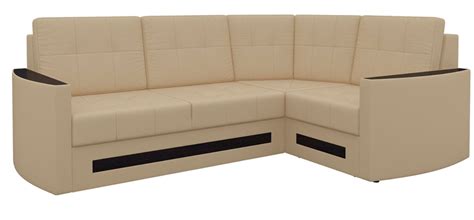 Угловой диван Белла - Эко-кожа Бежевый купить в Санкт-Петербурге по ...