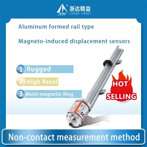 Ssi Output Linear Position Sensor Magnetic Displacement Sensor For Rubber Industry Lvdt