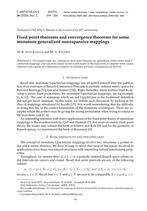 Fixed Point Theorems And Convergence Theorems For Some Monotone