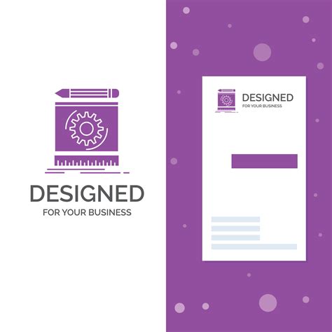 Business Logo For Draft Engineering Process Prototype Prototyping Vertical Purple Business