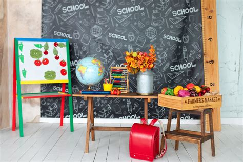 Back To School Classroom Blackboard Backdrop Dbd7 9