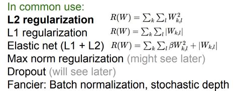 Cs N Lecture Loss Functions And Optimization