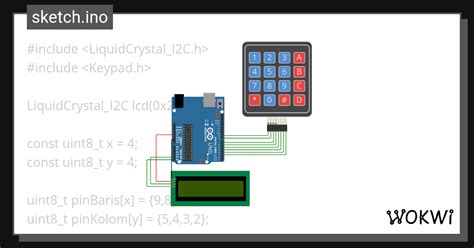 Array 2 Dimensi Wokwi Esp32 Stm32 Arduino Simulator