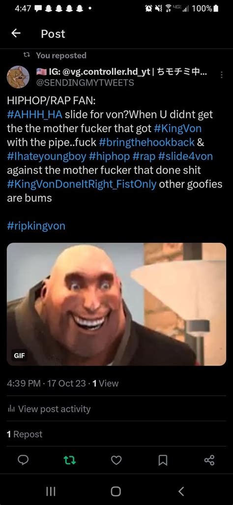 Hiphoprap Fanscreenshot My Twiiter Via Sendingmytweetsahhhha Slide For Vonwhen