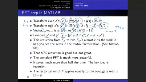 How To Implement A Fast Fourier Transform Iteration Fft With Matlab Youtube
