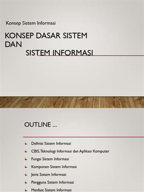 I Konsep Dasar Sistem Informasi Pdf Komputer