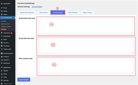 Custom Script Post Grid Plugin For Wordpress