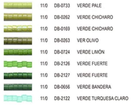 Bead Color Chart
