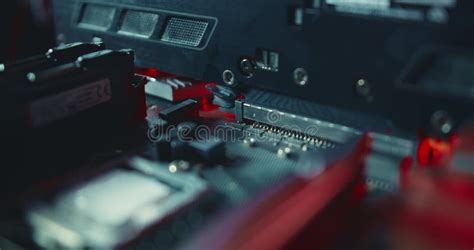 A Man Plug In Video Graphic Card Into The PCI E On Motherboard Stock Video Video Of Hand Farm