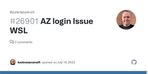 AZ Login Issue WSL Issue Azure Azure Cli GitHub