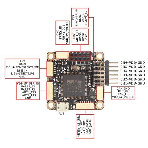 Pixracer R14 F4 Flight Controller With Esp8266 Wifi Module Micro Sd