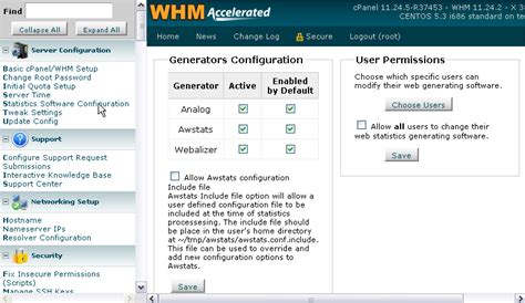 How To Configure The Statistics Software Used By CPanel WHM Kualo Limited