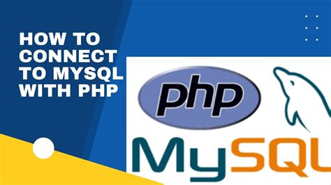 How To Connect To Mysqlxampp Using Php Youtube