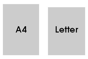 A4 Vs US Letter Entre Fronteras Market Tay