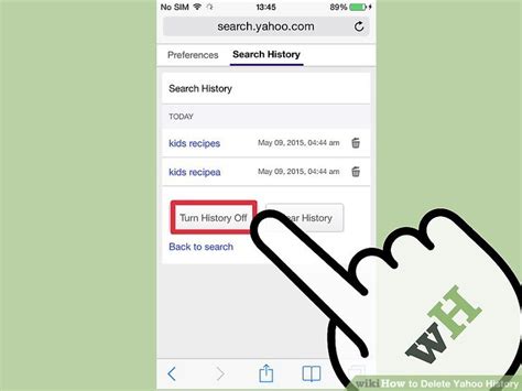 How To Delete Yahoo History 14 Steps With Pictures Wikihow