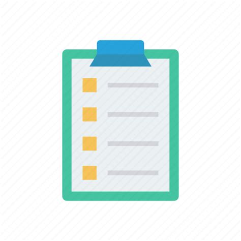 clipboard document page sheet icon download on iconfinder