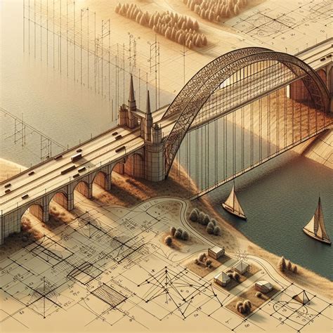 Detailed Arch Bridge Design With Geometric Concepts Ai Art Generator Easy Peasy Ai