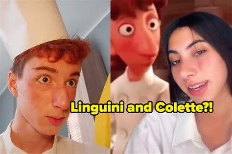 Ratatouille Colette And Linguini Kiss