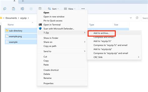 how to compress with 7zip 4 methods