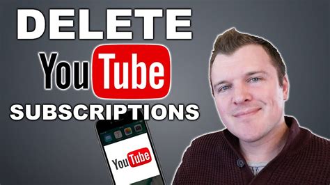 How To Delete YouTube Subscriptions Mobile YouTube