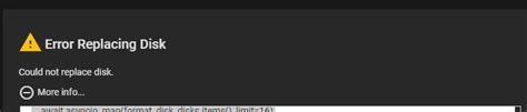 SOLVED Error Replacing Disk TrueNAS Community