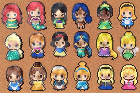Small Princess Perler Bead Patterns
