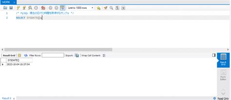 SQL道場 日付時刻関数 SYSDATE関数 けちゃふらんのシステム開発道具箱