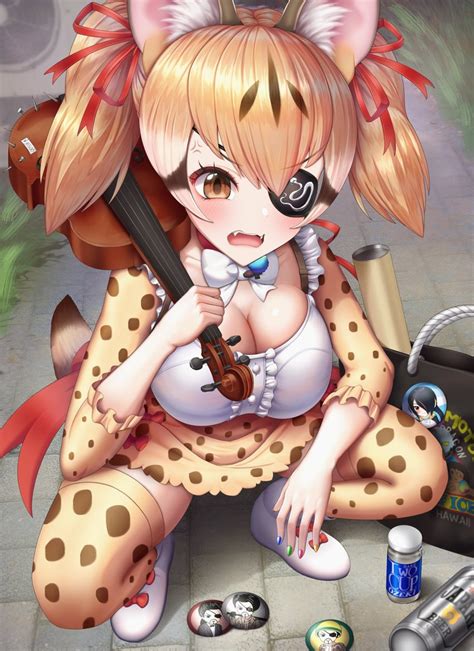 Emperor Penguin Majima Goro And Large Spotted Genet Kemono Friends And 2 More Drawn By