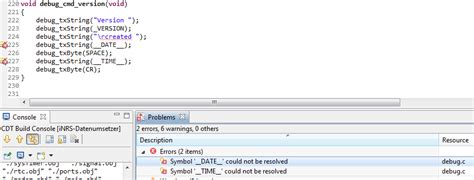 Does Ccs Have Some Key Word To Define Build Data And Time Code