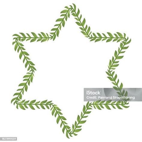 육각형 모양 녹색 잎 꽃 프레임 화 환 프레임 그림 벡터 사진 프레임 꽃 테두리 장식 식물 가지 요소 우승자 상 0명에 대한 스톡 벡터 아트 및 기타 이미지 Istock