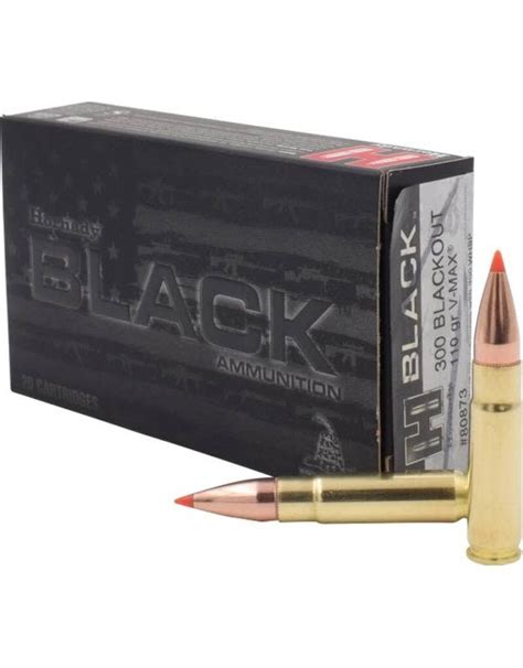 Hornady Black 300 Blackout 110 Gr V Max 20 Rds