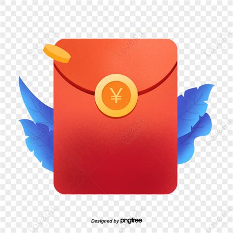 카톤 블루 나뭇잎 일러스트 날개 빨간 가방과학 기술상업 Png 일러스트 무료 다운로드 Lovepik