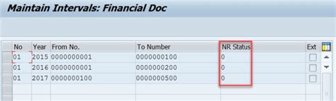 number range object 6 sapcodes
