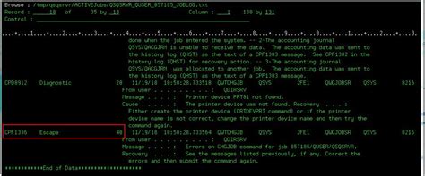 Qmgtools Jobscanner Joblog Collector For Ibm I