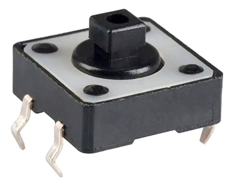 Boton Pulsador Tact Switch Cuadrado 12x12x7 3 X 5 Unidades