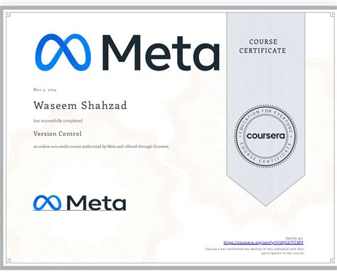Coursera Versioncontrol Git Github Achievementunlocked Waseem