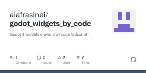 Github Aiafrasineigodotwidgetsbycode Godot 4 Widgets Drawing By Code Gdscript
