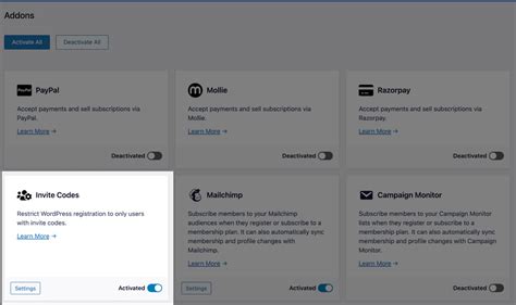 Setting Up Wordpress User Registration Via Invitation Codes Profilepress