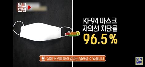 마스크 종류별 자외선 차단 효과 Mlbpark