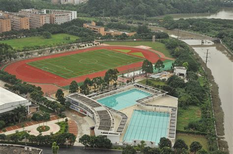 五邑大学校园地图 五邑大学 校园风 大山谷图库